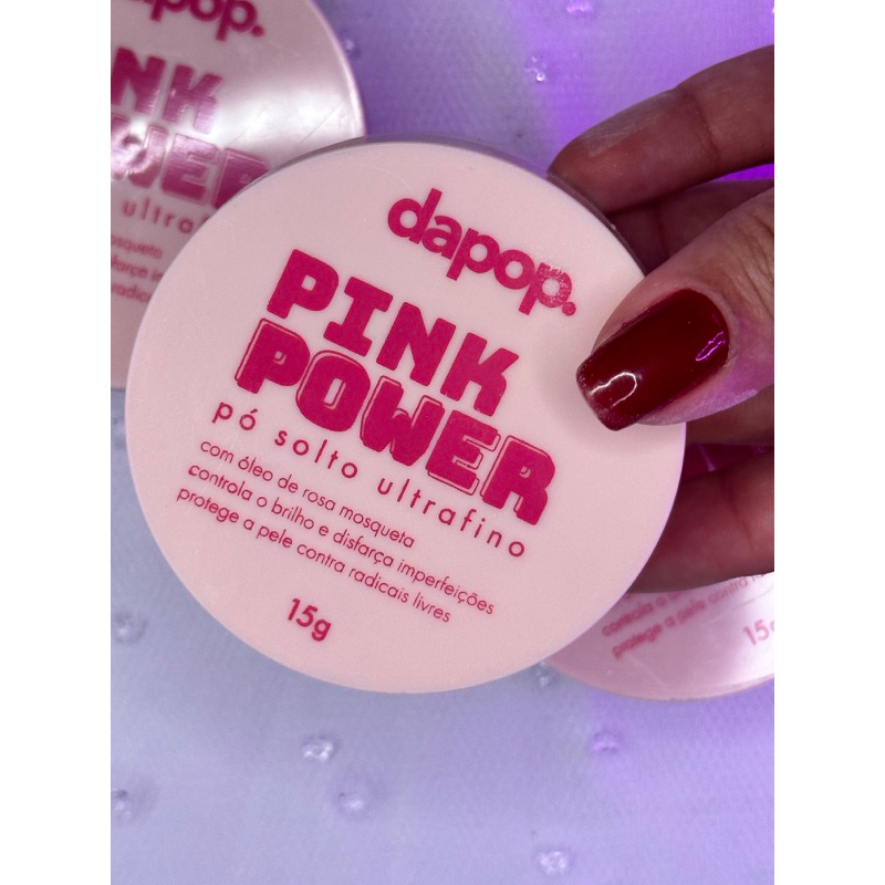 PINK POWER - PÓ SOLTO ULTRAFINO | Shopee Brasil