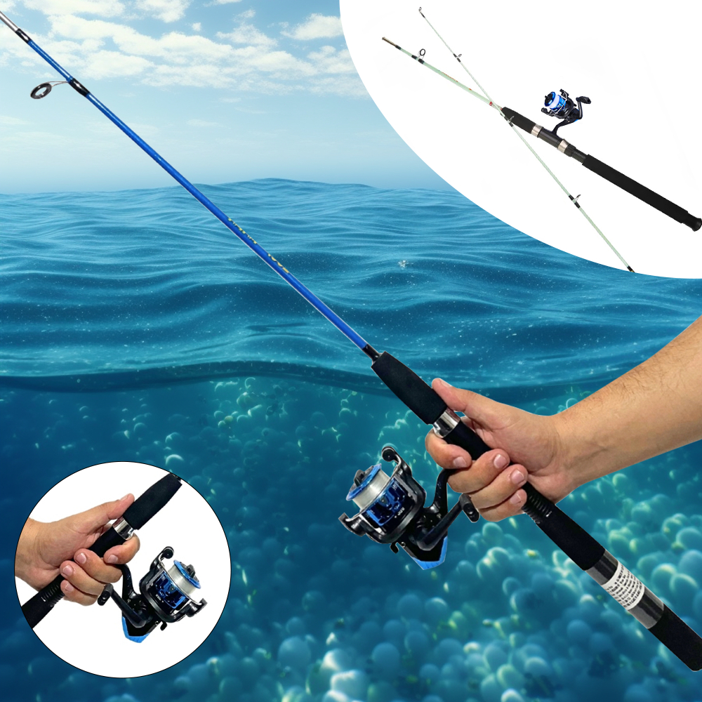 Kit pesca Vara Dharma 2 partes 1,35m + molinete | Shopee Brasil