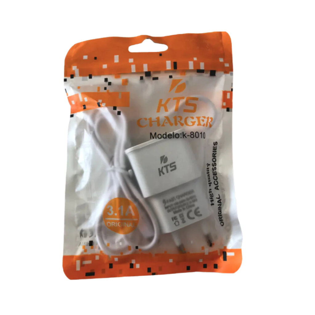 Carregador Usb para Micro Usb Turbo KTS-8011 | Shopee Brasil