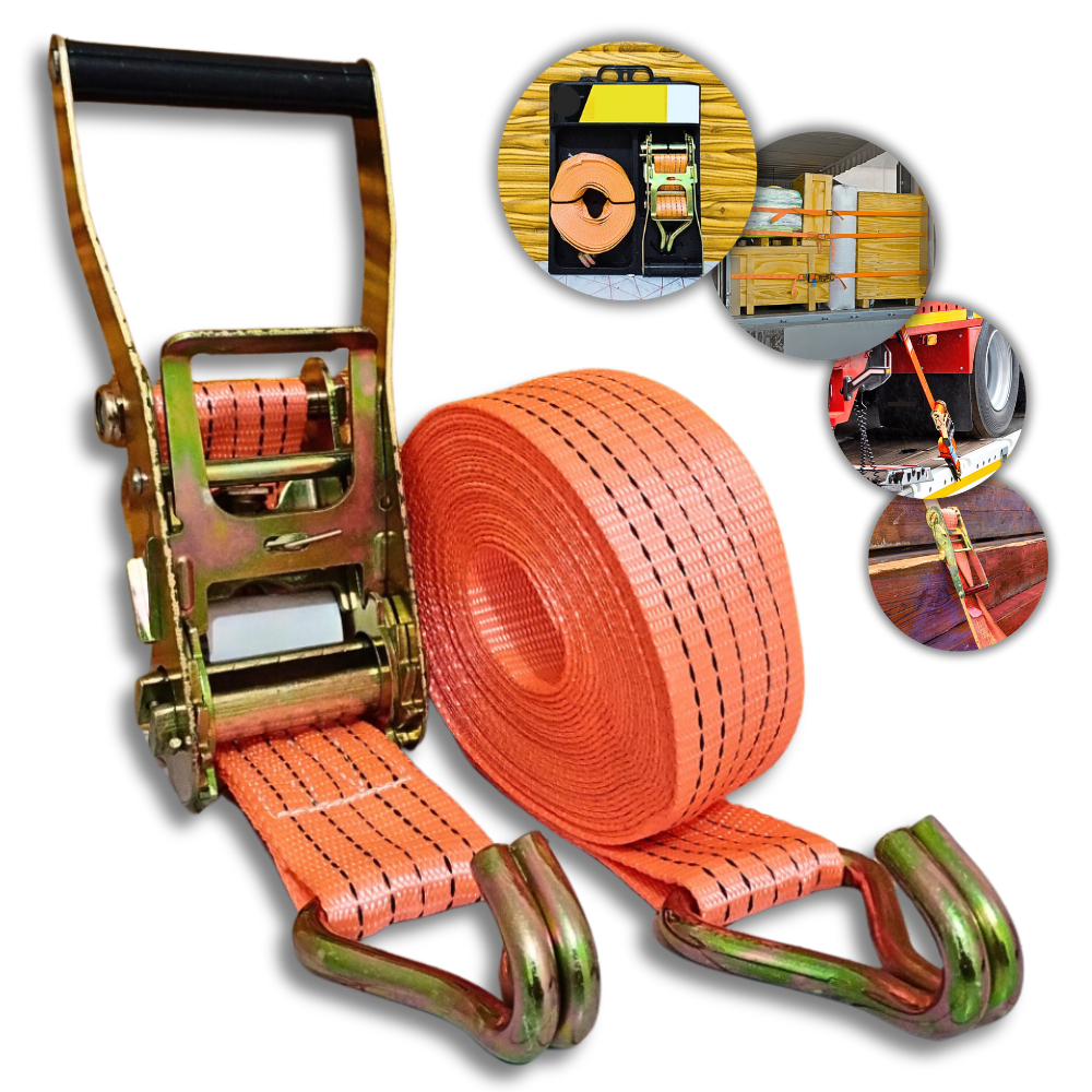 Cinta Fita Catraca Prender Amarrar Carga Alta Compressão 1t Caminhão ...