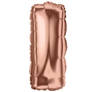 Balão de Letras Rose Gold Metalizado Letras Alfabeto | Shopee Brasil