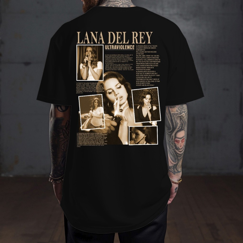 Camiseta Basica Camisa Lana Del Rey Album Musica Cantora Unissex Envio ...