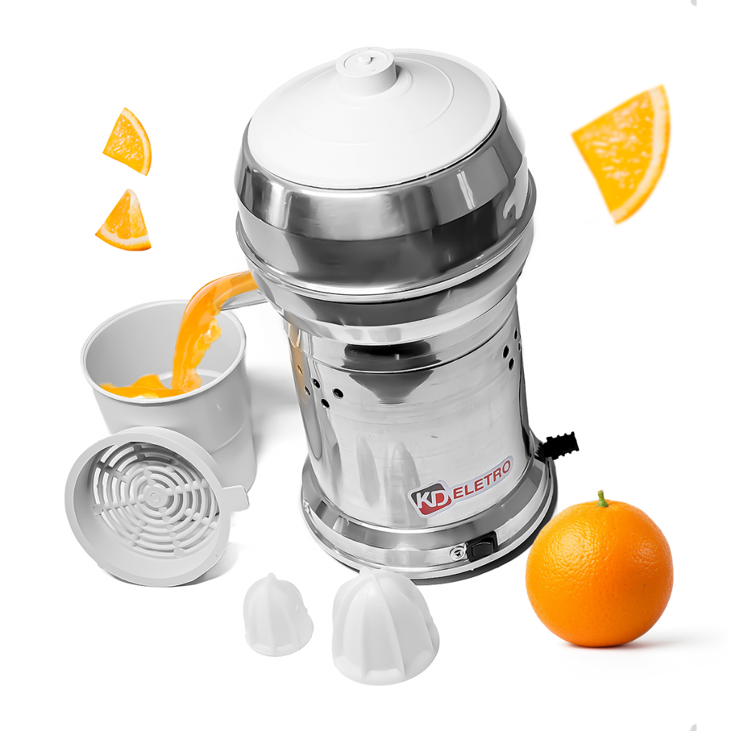 Extrator Espremedor Aluminio Profissional Bivolt de Frutas Sucos Bares ...