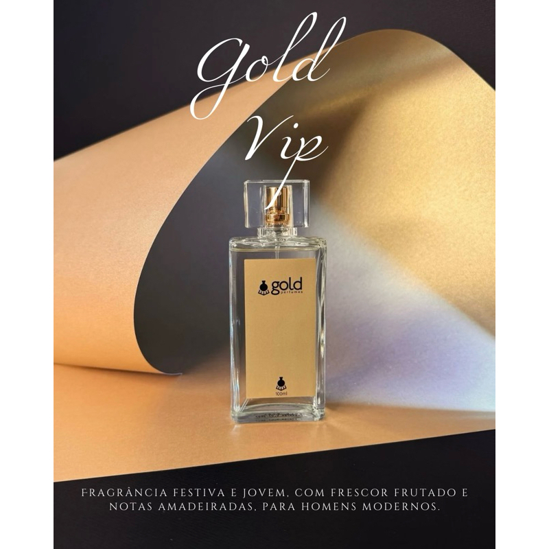 Perfume Gold Vip Masculino - 100ml | Shopee Brasil