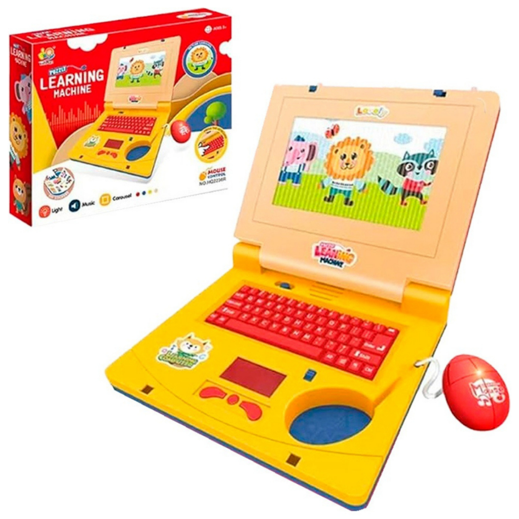 Notebook Brinquedo Laptop Infantil Musical Luz e Som Educativo com ...