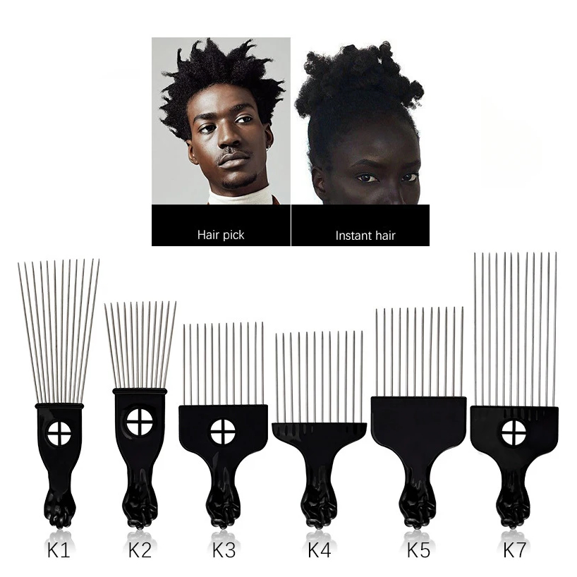 Pente Garfo Aço Pente Afro Black Power Pente Afro Pente Black Power ...