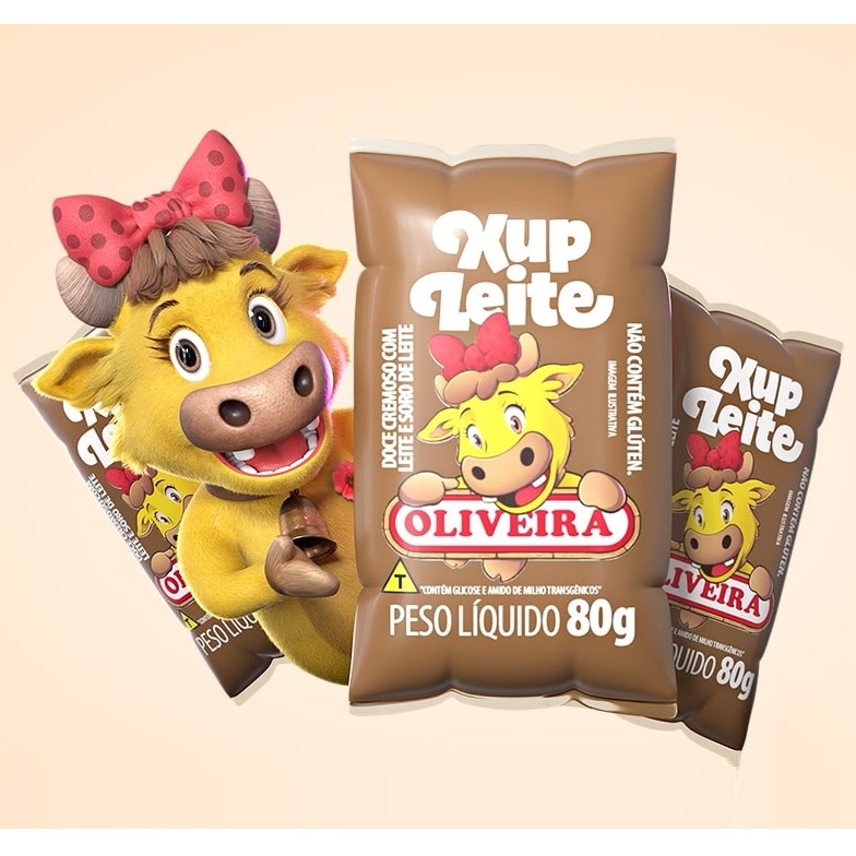 Kit 10 Xup Xup Oliveira 80g Xupão Doce De Leite Saquinho Sem Glúten Chupchup | Shopee Brasil