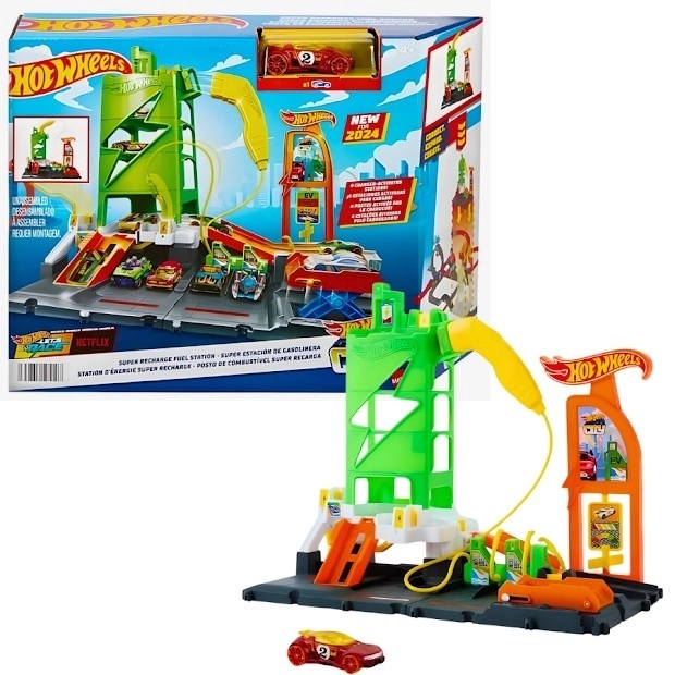 Hot Wheels Pista City Conjunto Posto De Recarga - Mattel HTN79 | Shopee ...