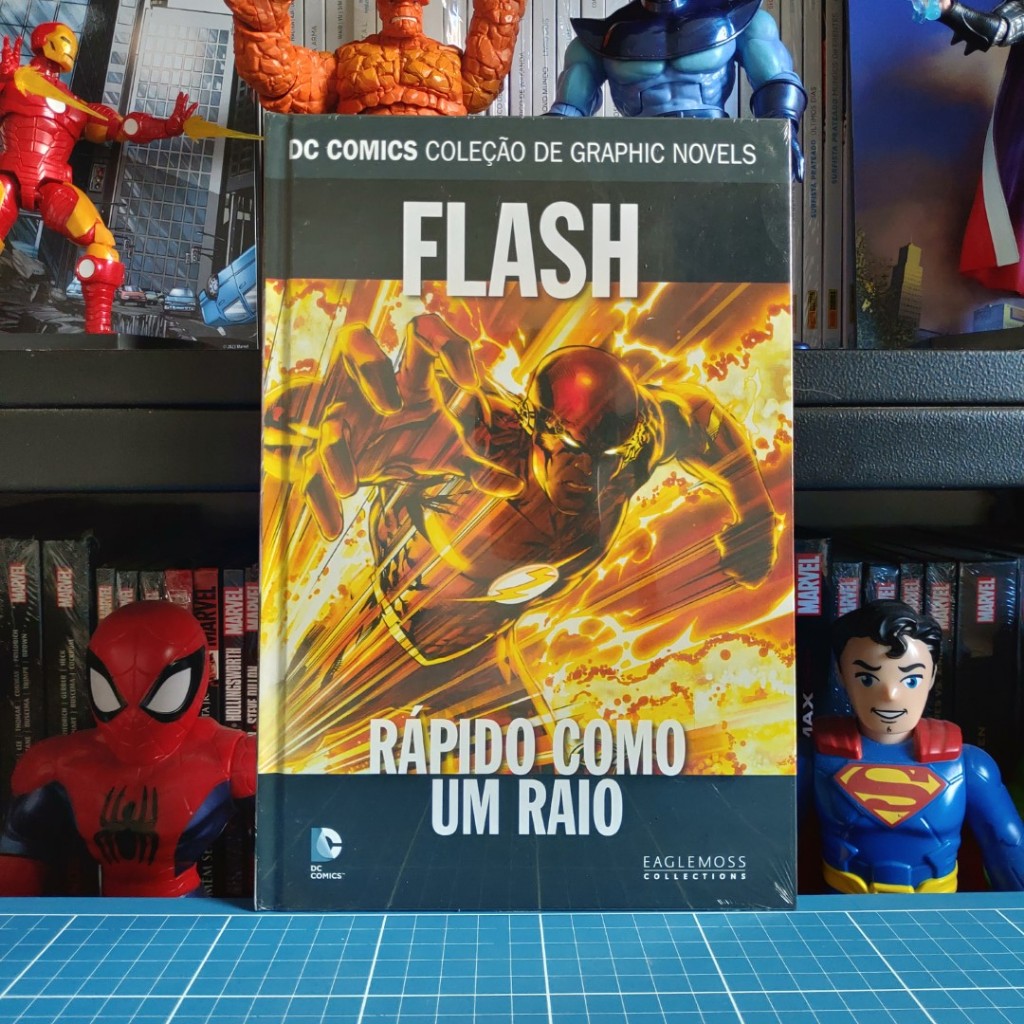 HQ Flash Rápido como um Raio Eaglemoss (Capa Dura) | Shopee Brasil