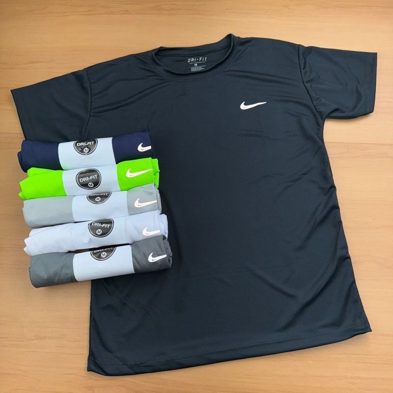 Kit 5 Camisetas Drifit Anti-Suor Logo Refletivo | Shopee Brasil