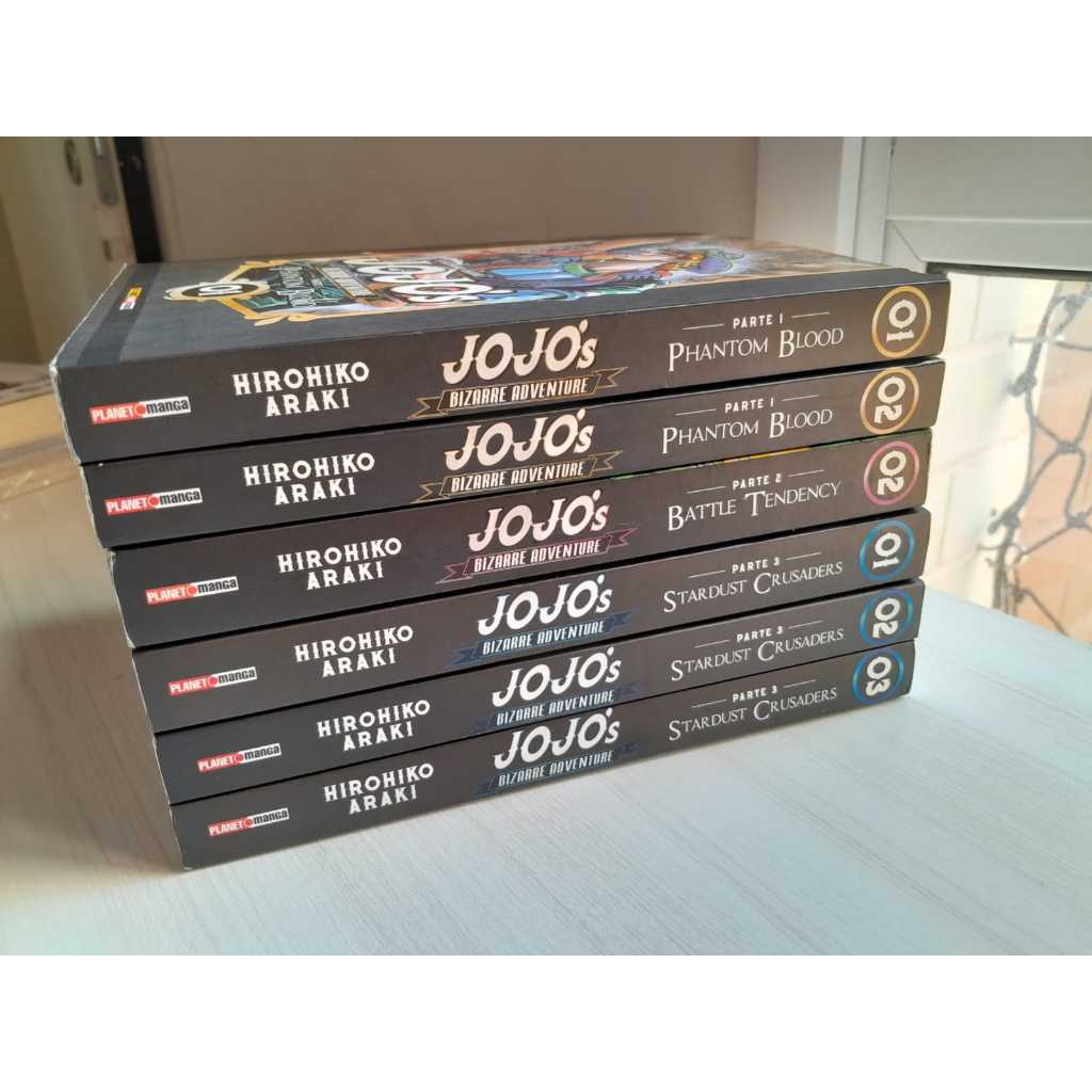 Coleção De Mangá Jojo S Bizarre Adventure Shopee Brasil