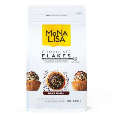 Chocolate Mona Lisa Flakes Dark Small - Confeito Amargo Pequeno - 1Kg ...