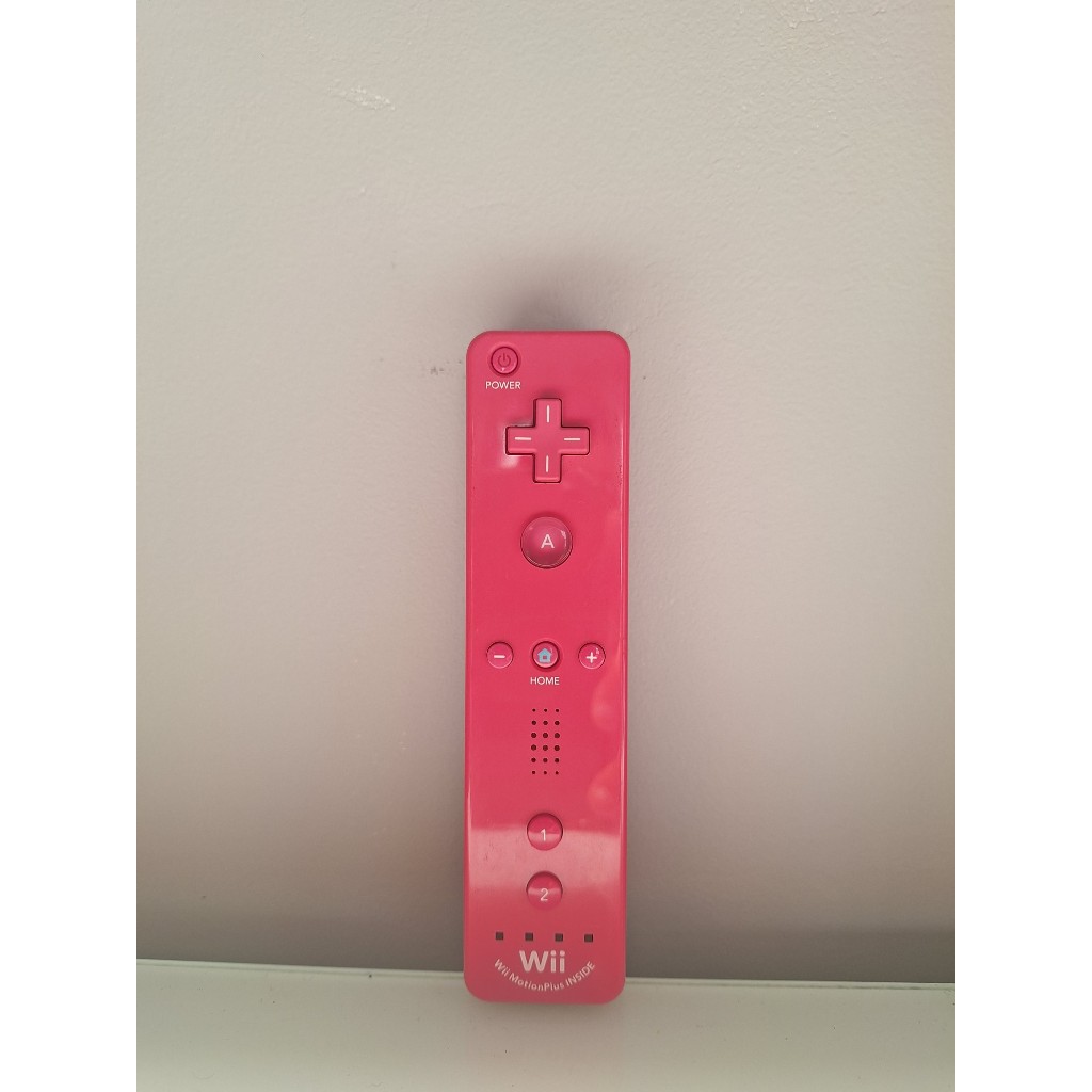 Controle Wiimote Nintendo Wii Motionplus Rosa - Original | Shopee Brasil