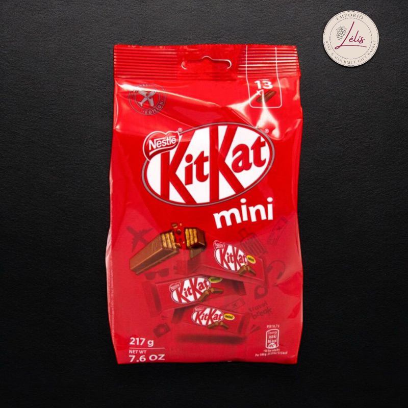 CHOCOLATE KIT KAT AO LEITE MINI PACOTE 217G | Shopee Brasil