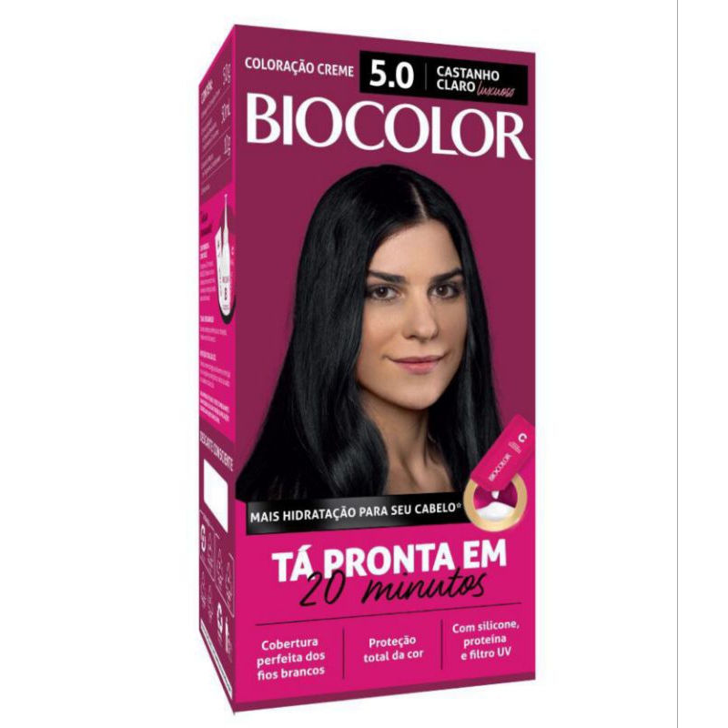 KIT 2 UNIDADES TINTA BIOCOLOR (ESCOLHA SUA COR) | Shopee Brasil