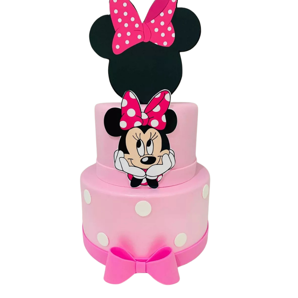 BOLO FAKE MINNIE ROSA | Shopee Brasil