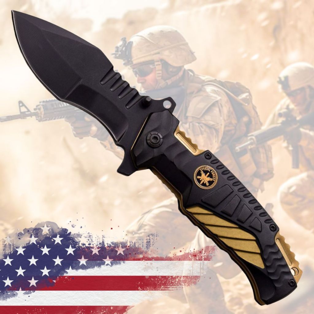 Canivete Tático Militar Sobrevivência Camping Semi Automático ...