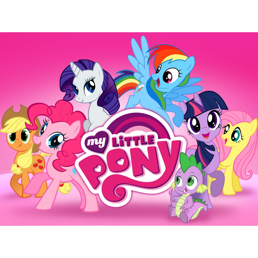 Painel festa decorativo MLP so um bolinho colorido My little pony poney ...