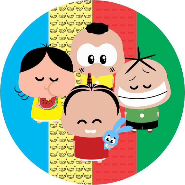 Painel Redondo Festa Turma da Mônica Toy em Tecido Sublimado | Shopee ...