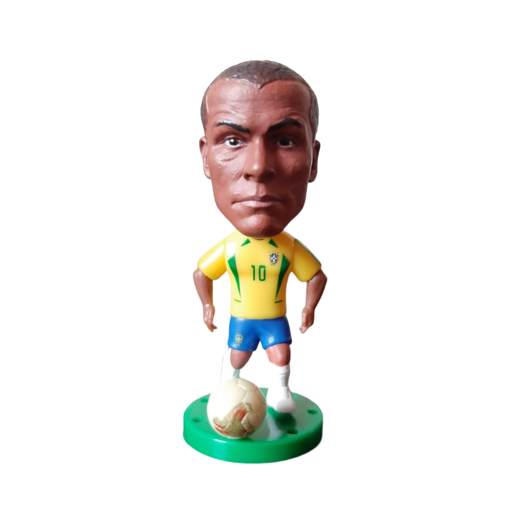 Mini Craque do Rivaldo Brasil Soccerwe Boneco Miniatura Jogador de ...