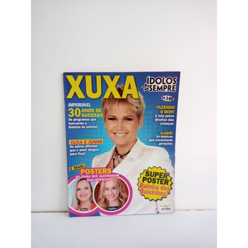 Revista Xuxa Ídolos de Sempre, com poster (rara e nova 2014) | Shopee ...