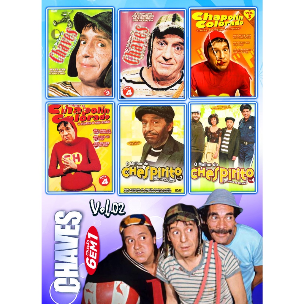 Coleção Chaves 6 Em 1 volume 02 | Shopee Brasil
