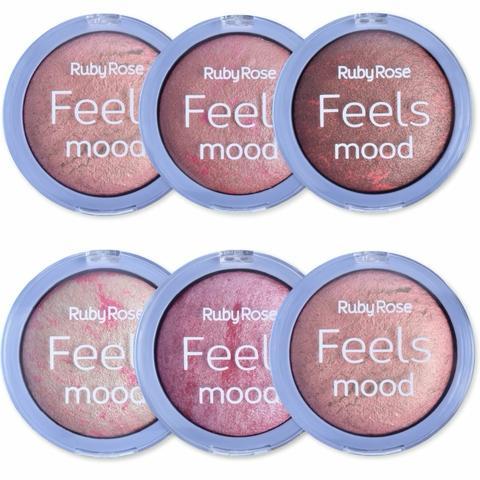 BLUSH ILUMINADOR SOMBRA 3 EM 1 BAKED RUBY ROSE MOOD | Shopee Brasil