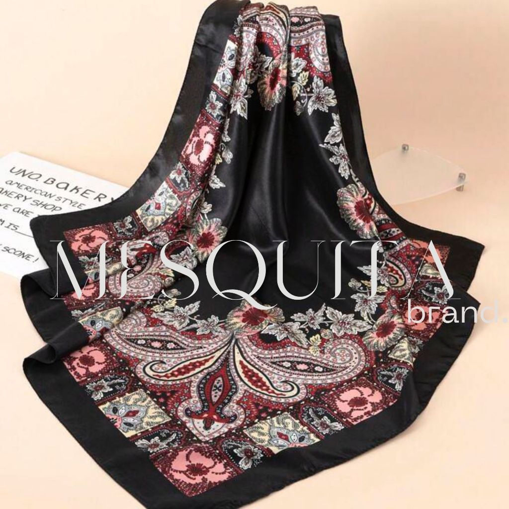 Bandana feminina cabeça pescoço de seda super moda | Shopee Brasil