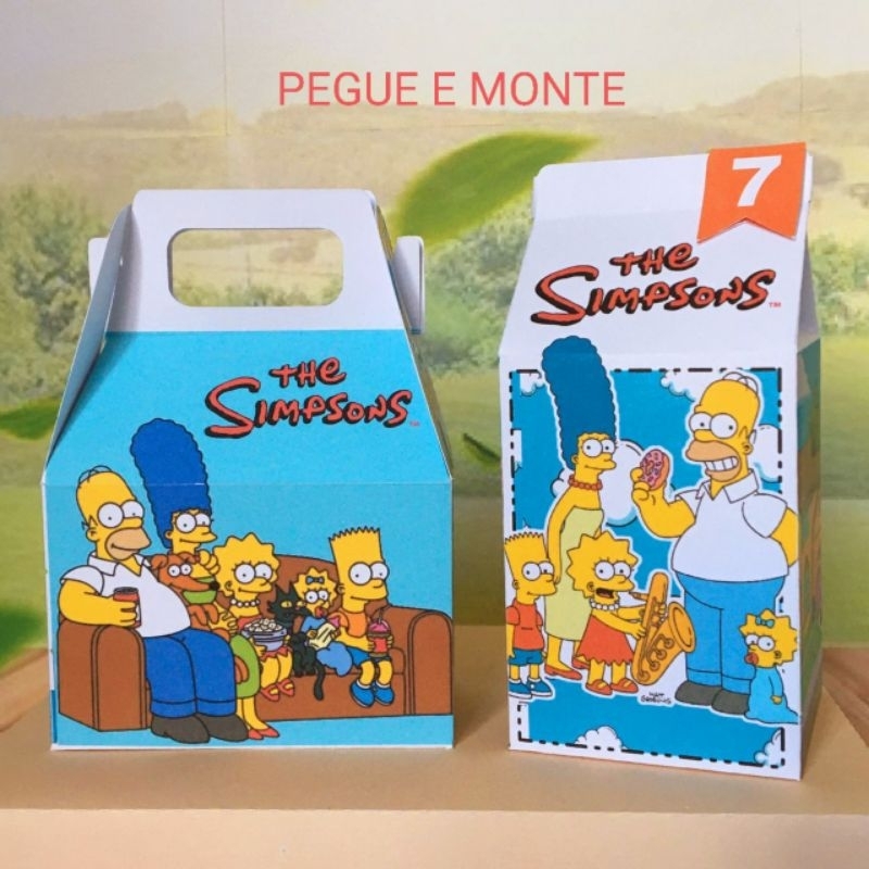 Kit PEGUE E MONTE dos SIMPSONS (leia a descrição) | Shopee Brasil