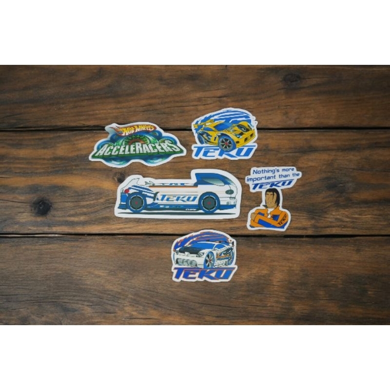 Adesivos Hot Wheels Acceleracers Teku | Shopee Brasil