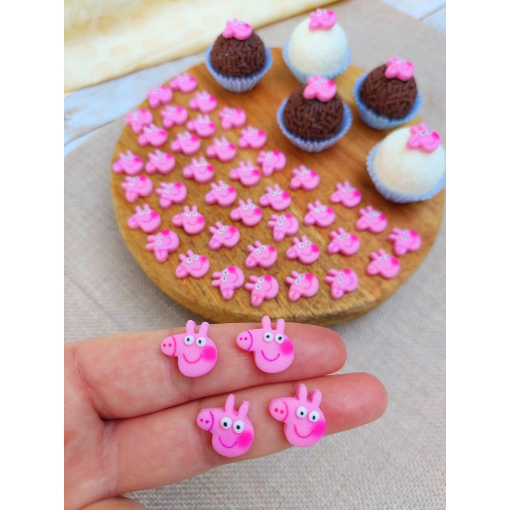 Peppa Pig Sprinkles, Confeitos de Açúcar, Apliques de Pasta Americana ...