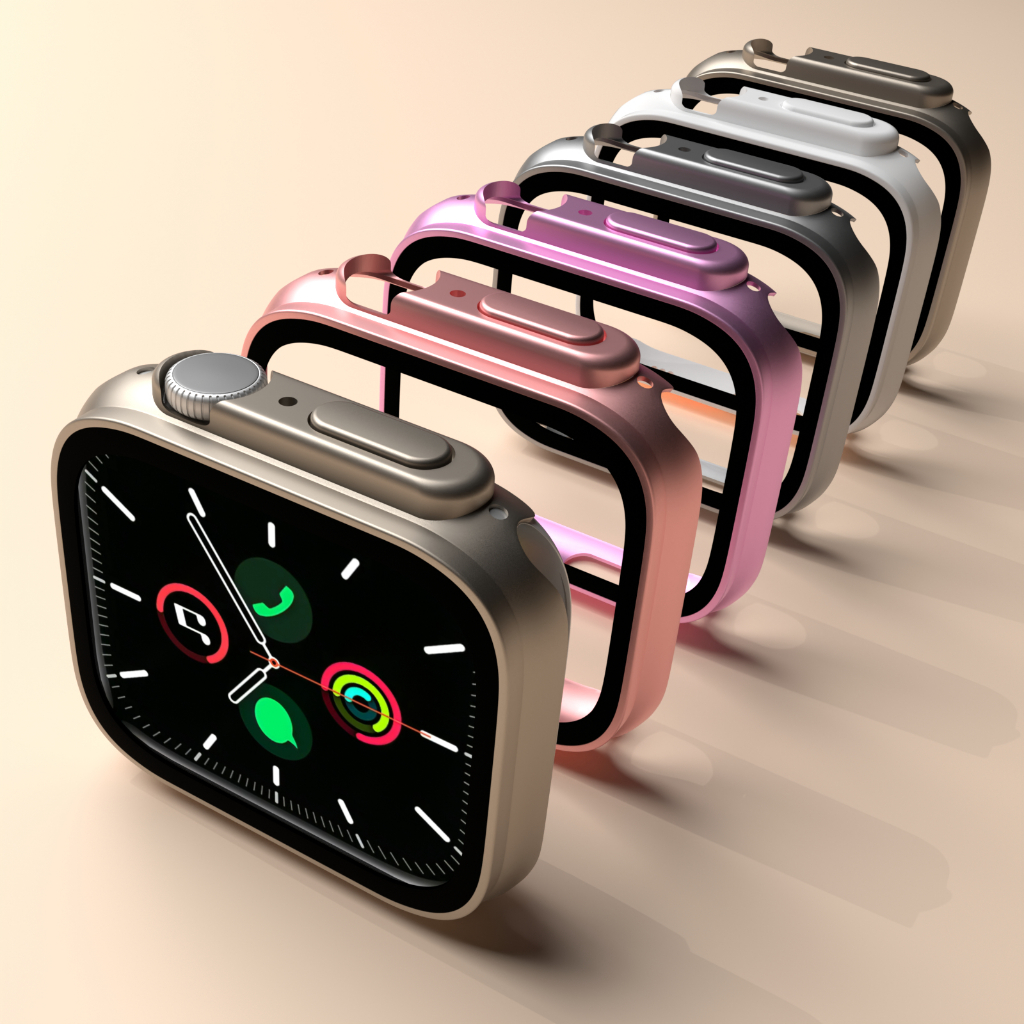 Apple Watch Case para Smartwatch Series, 49mm Ultra Ultra2 PC + TPU ...