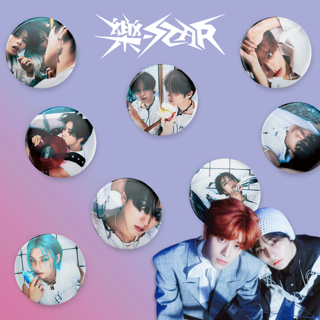 Bottons Stray Kids Rock Star - Button, pin, broche kpop | Shopee Brasil