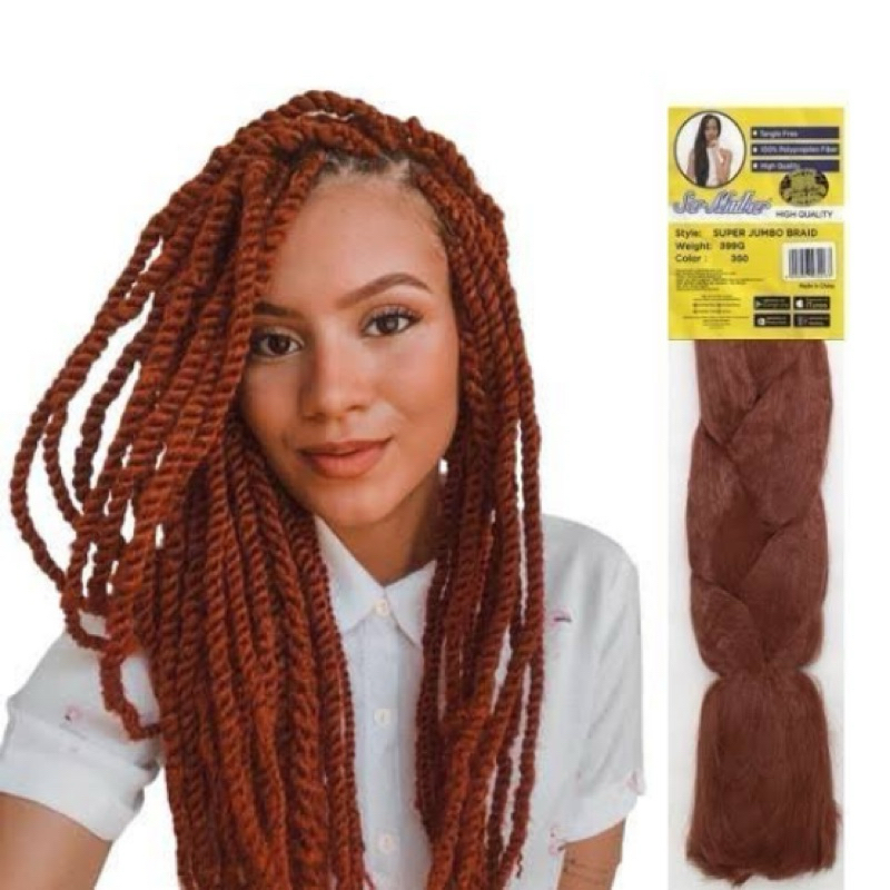 JUMBO COR 350 RUIVO SER MULHER PARA TRANÇAS BOX BRAIDS | Shopee Brasil