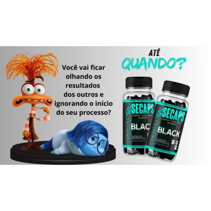 SECAPS BLACK 2 FRASCOS VALOR PROMOCIONAL | Shopee Brasil