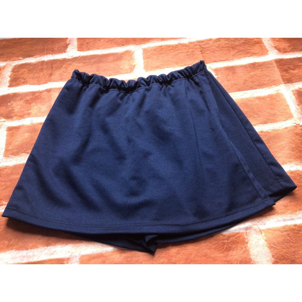 short-saia azul ideal para uniforme. | Shopee Brasil