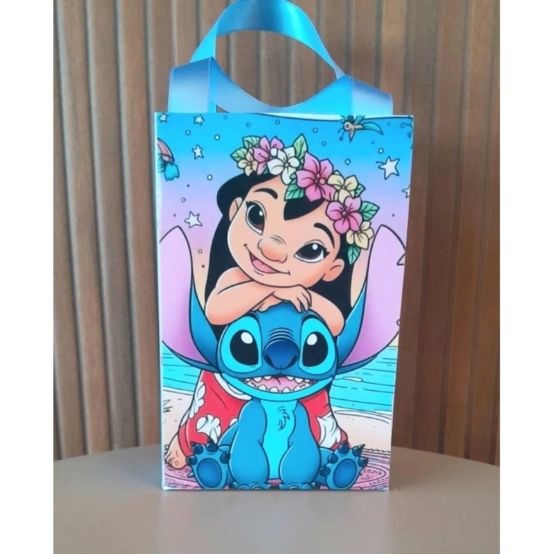 10 Sacolinha personalizada lilo stitch tamanho 17x10 | Shopee Brasil