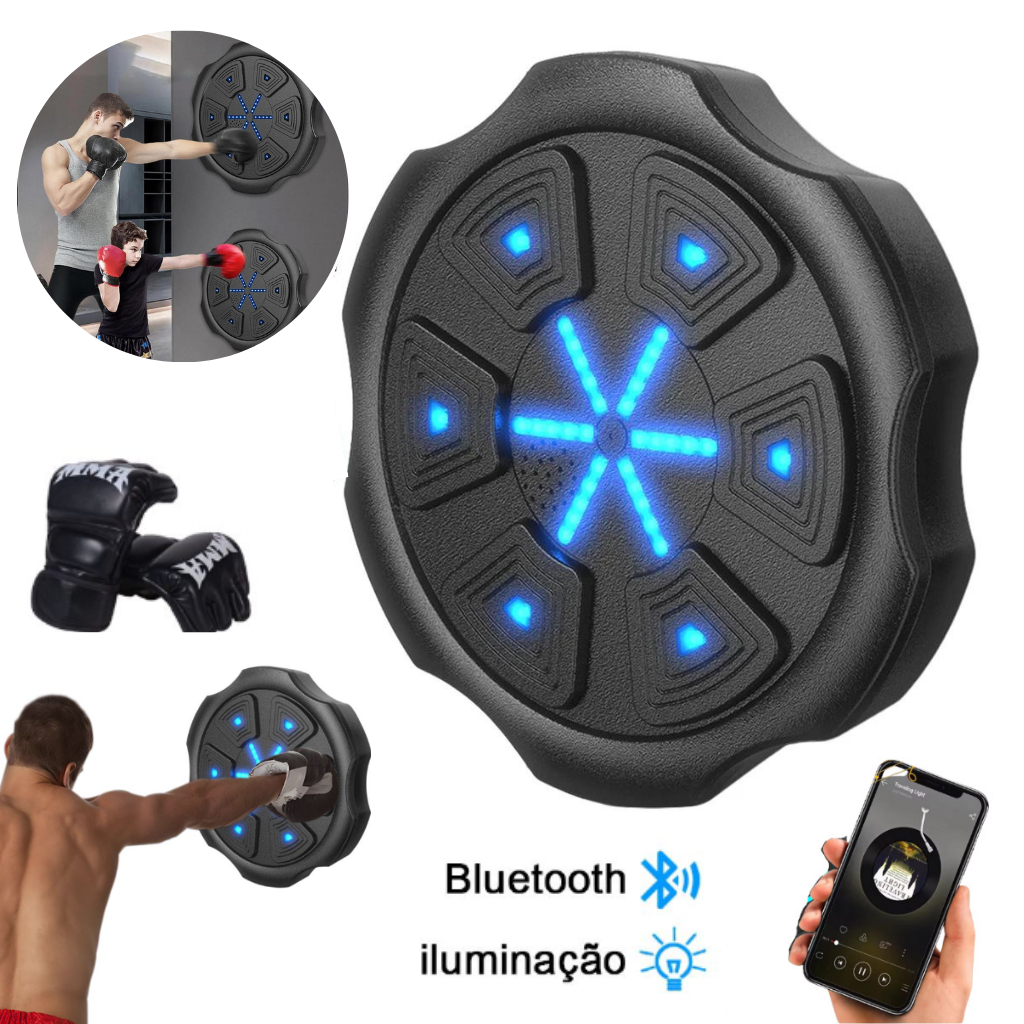 Smart Boxe Maquina De Soco Com Musica Treinamento Agilidade Bluetooth ...