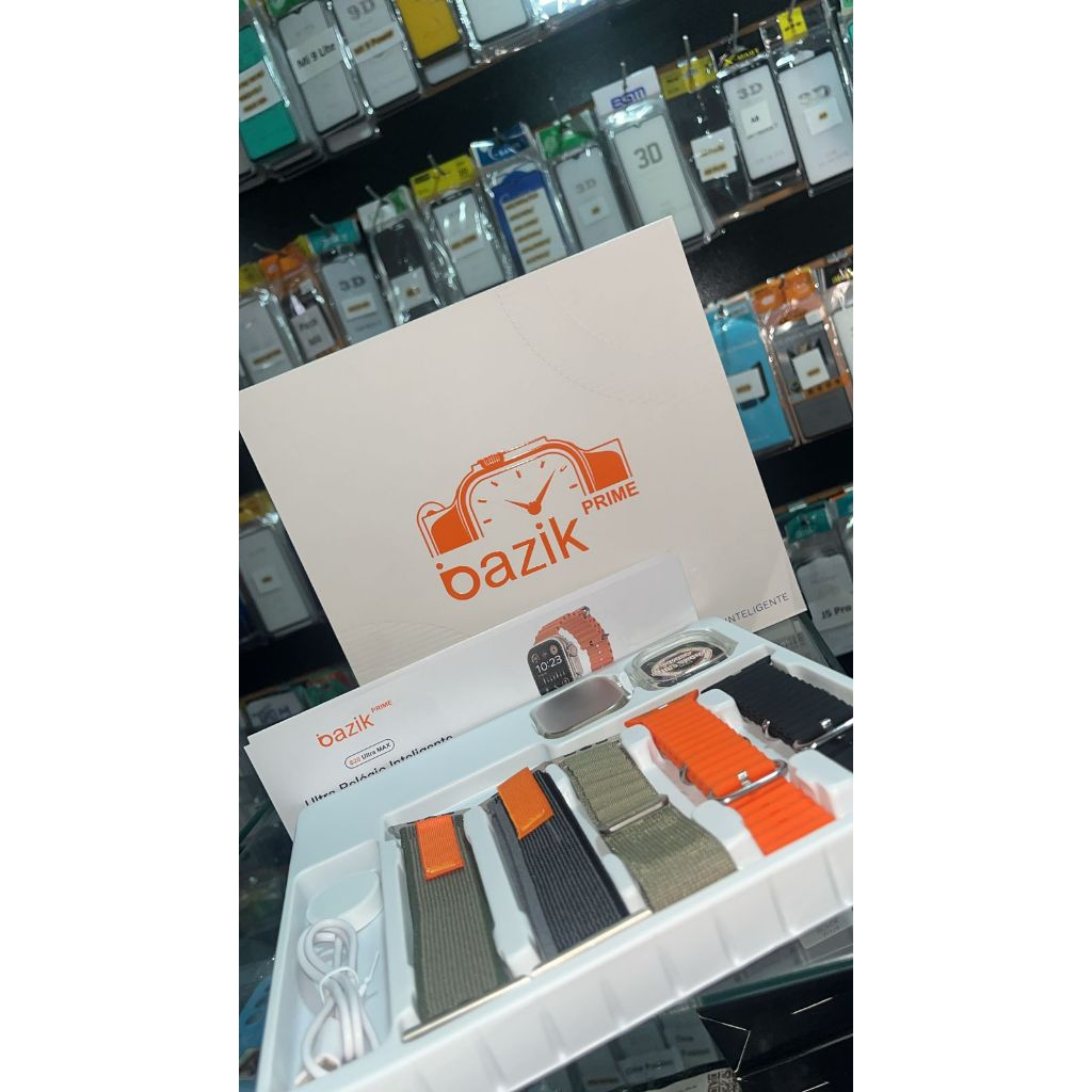 Relógio Smartwatch S20 Ultra Max C/ 5 Pulseiras Bazik Prime | Shopee Brasil