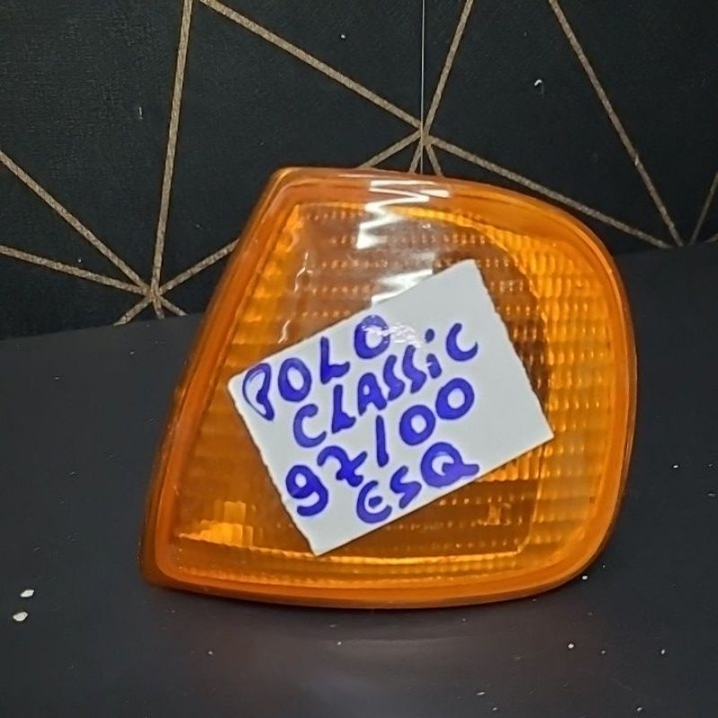 Pisca Seta Dianteiro Polo Classic 1996 A 2002 Lado Esquerdo Âmbar ...