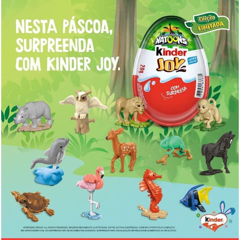 Kinder Joy Natoons. | Shopee Brasil
