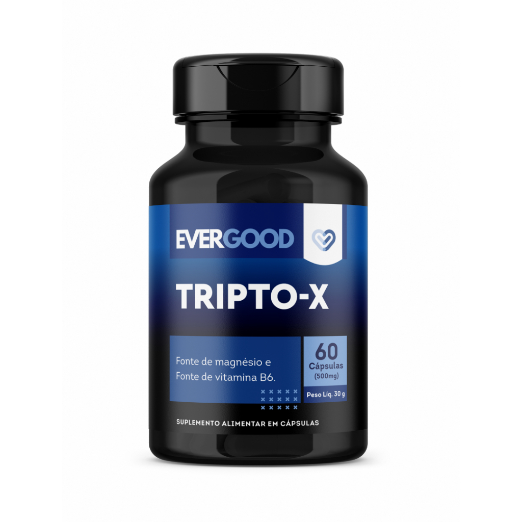 Tripto-X 60 caps Melatonina L-Triptofano Vitaminas Minerais | Shopee Brasil