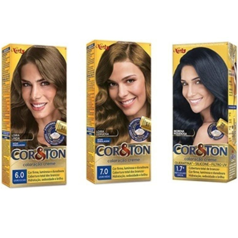 Tintura de Cabelo Cor & Ton (Pintar, Cores, Capilar, Queratina ...