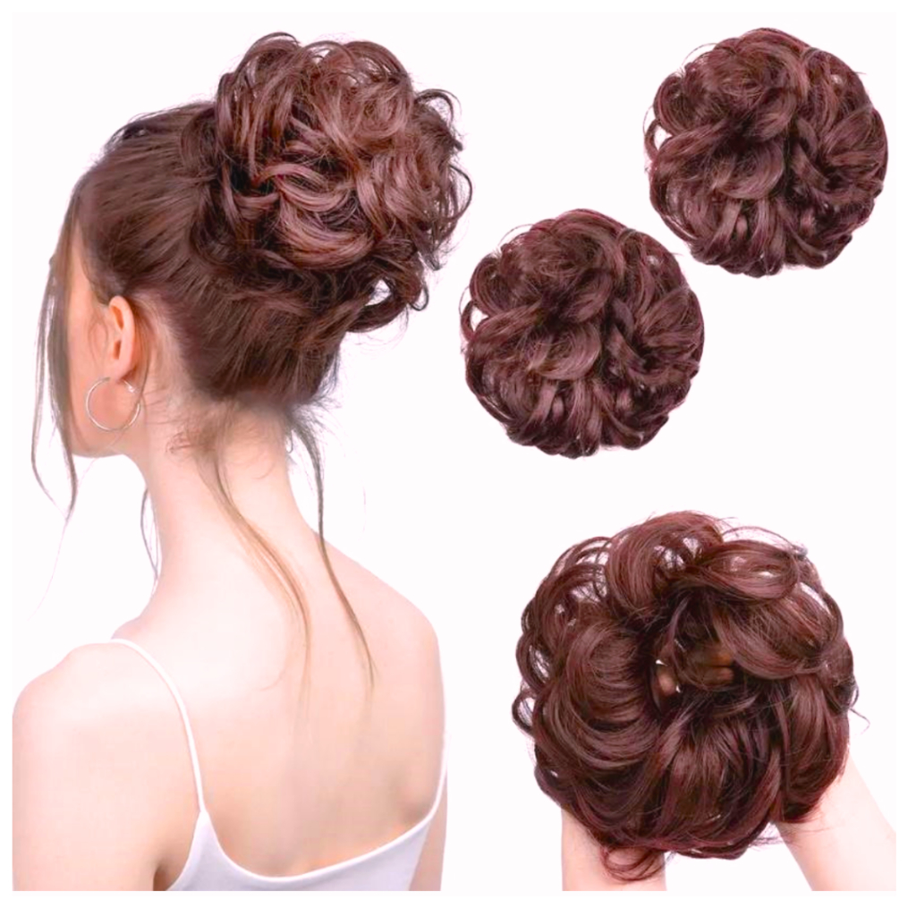 Coque Bagunçado Volume Extra Penteado Festa Casamento Igreja | Shopee ...