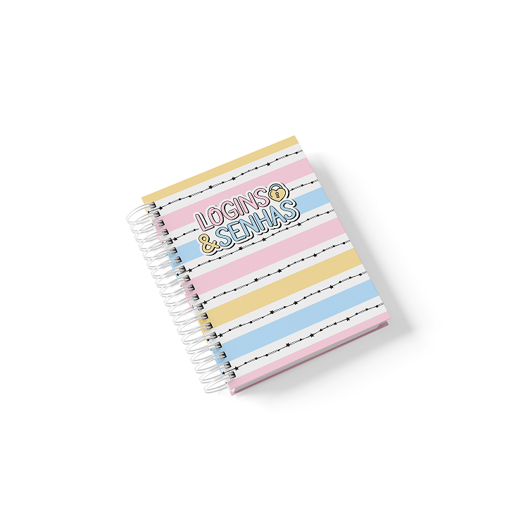 Caderno 05 Logins e Senhas | Shopee Brasil