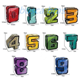 Brinquedos Número Infantis Robô 0-9 Transformers Digital Robot kit ...