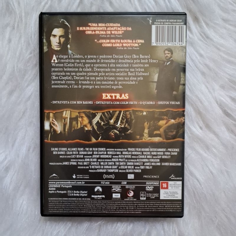 Dvd O Retrato de Dorian Gray (2011, Ben Barnes) | Shopee Brasil