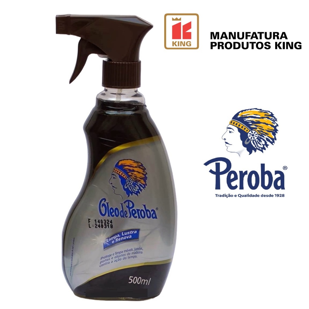 Oleo de Peroba King 500ml Spray Pulverizador Borrifador | Shopee Brasil