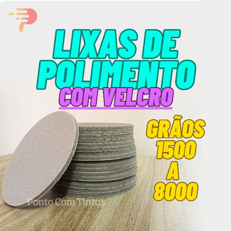 Lixa Disco Trizact Velcro para Polimento Politriz Automotivo Mirka 1500 ...