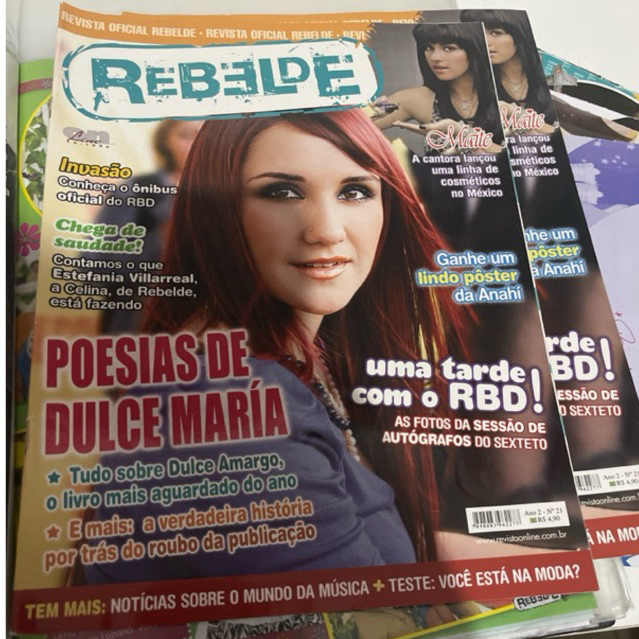 Revista Oficial Rebelde número 21 Rbd | Shopee Brasil